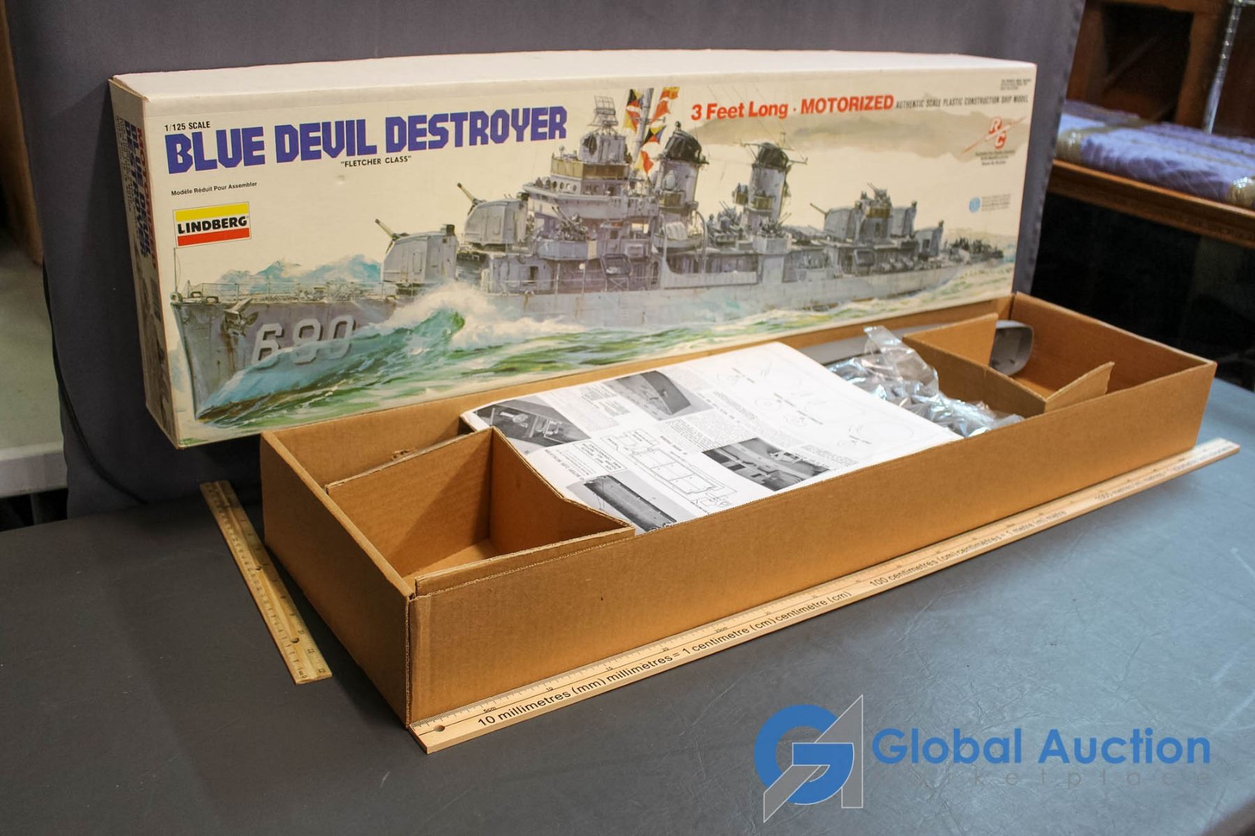 Blue Devil Destroyer 1/125 Scale Model Ship