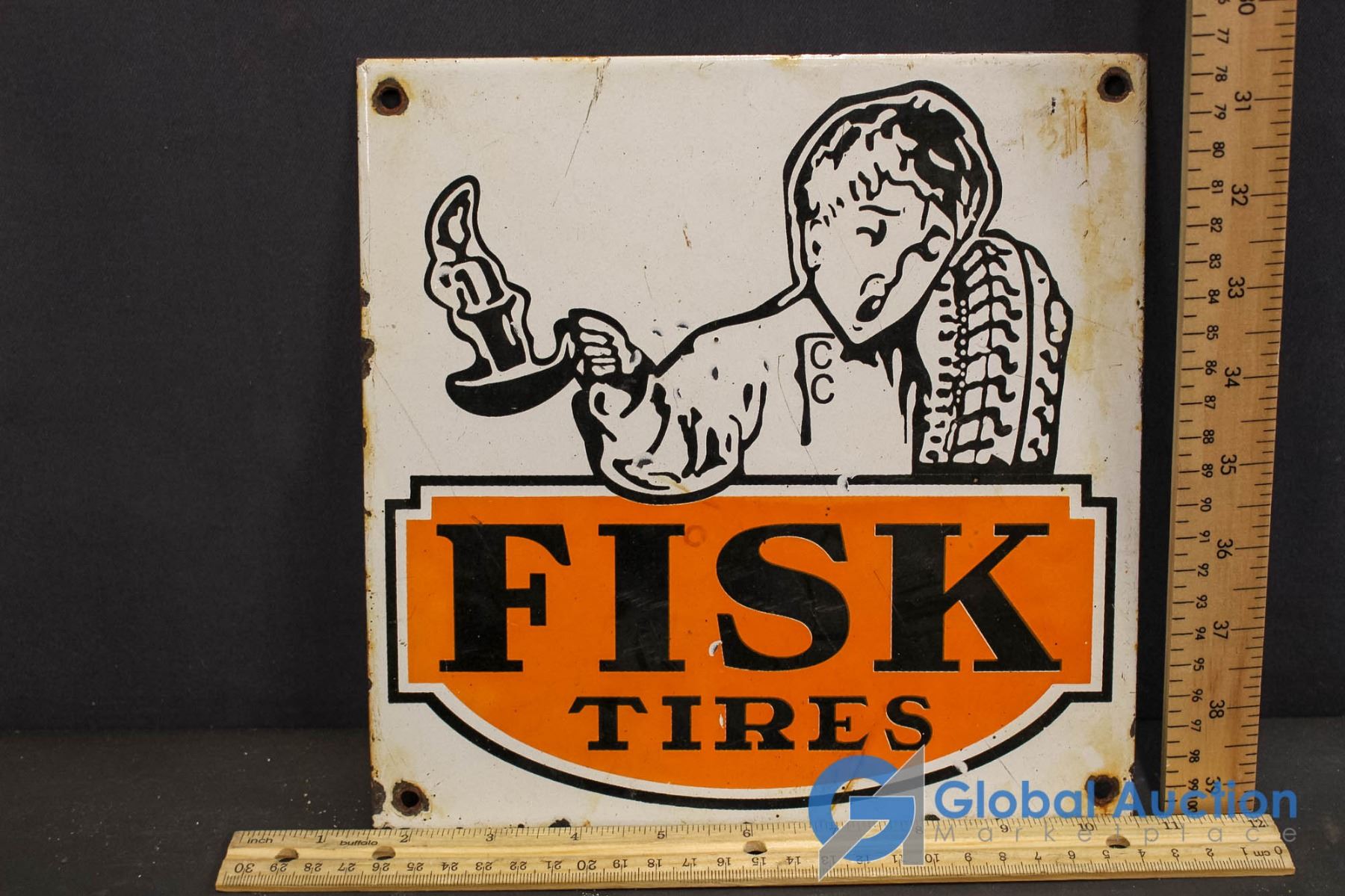 Fisk Tires Porcelain Sign
