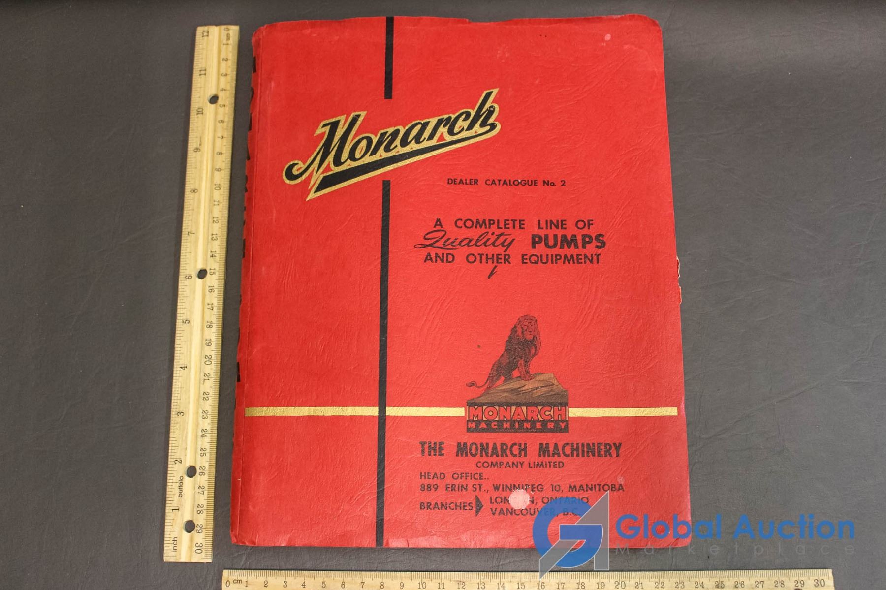 Vintage Monarch Dealer Catalogue