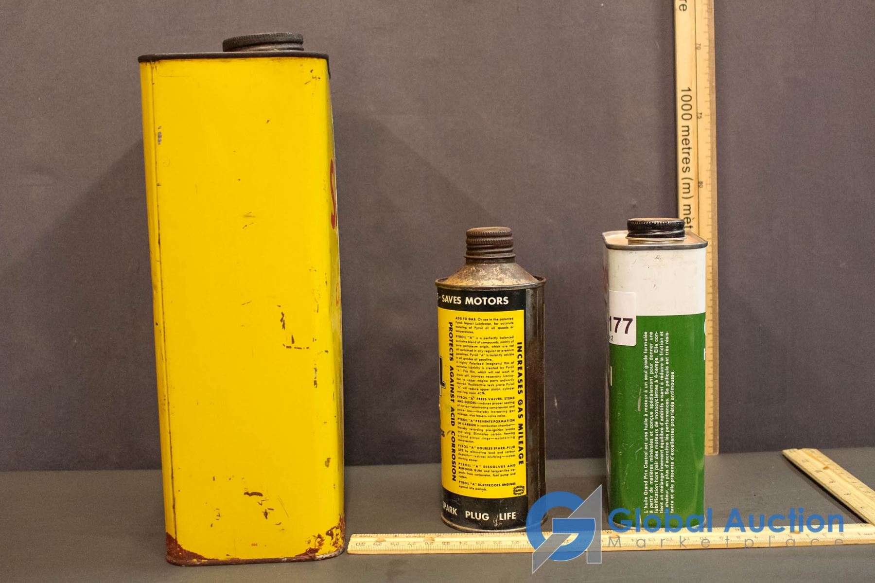 Shell Dentax 90 (w/contents) Pyroil & Castrol 4-Stroke (w/Contents)