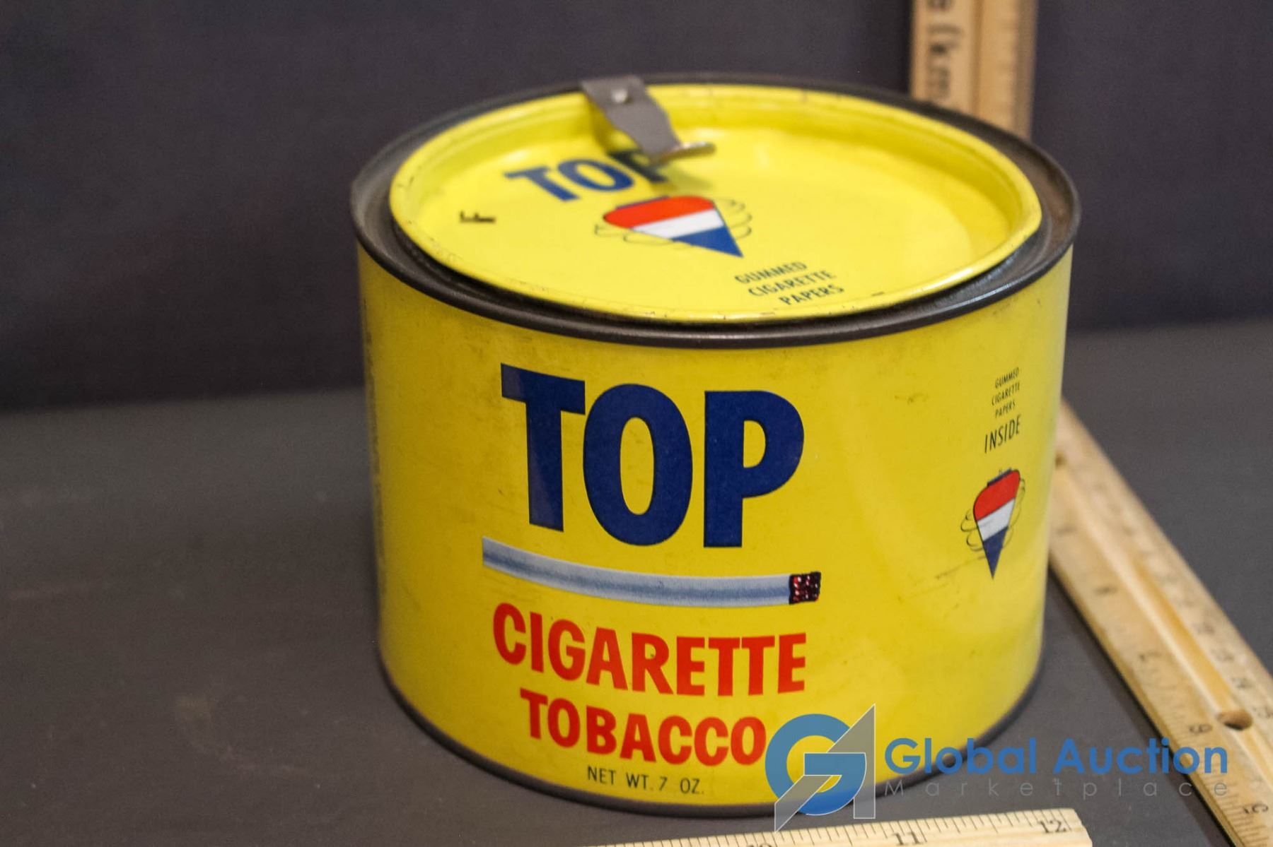 Top Cigarette Tobacco Tin