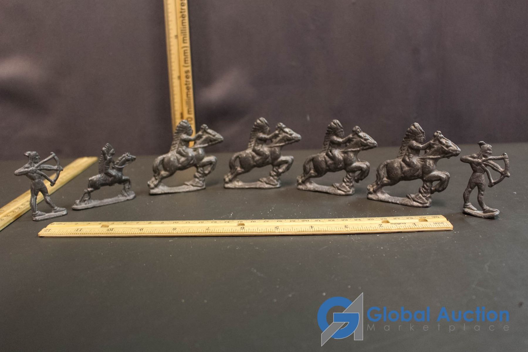 ( 7) Cast Metal Decorative Figures