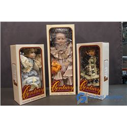 Century Collection Genuine Porcelain Dolls (3)