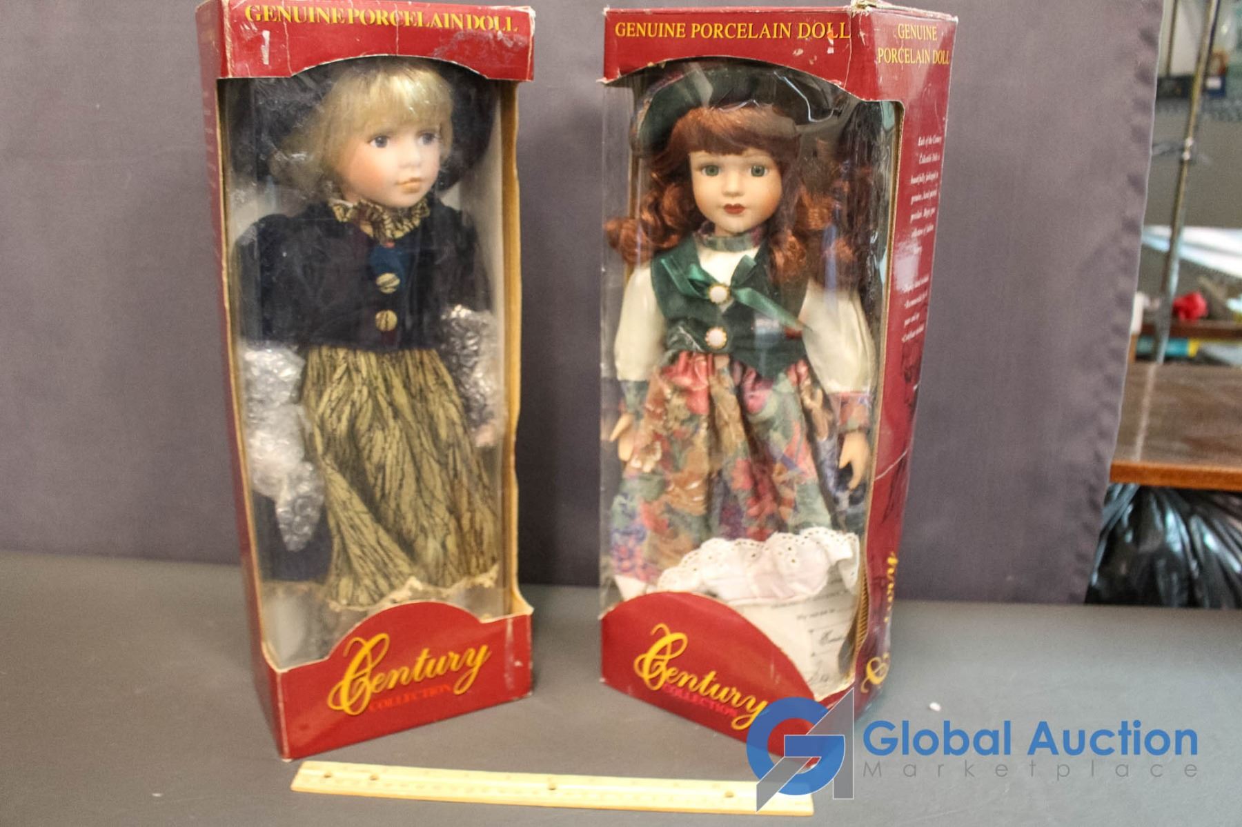 Century Collection Genuine Porcelain Dolls (2)