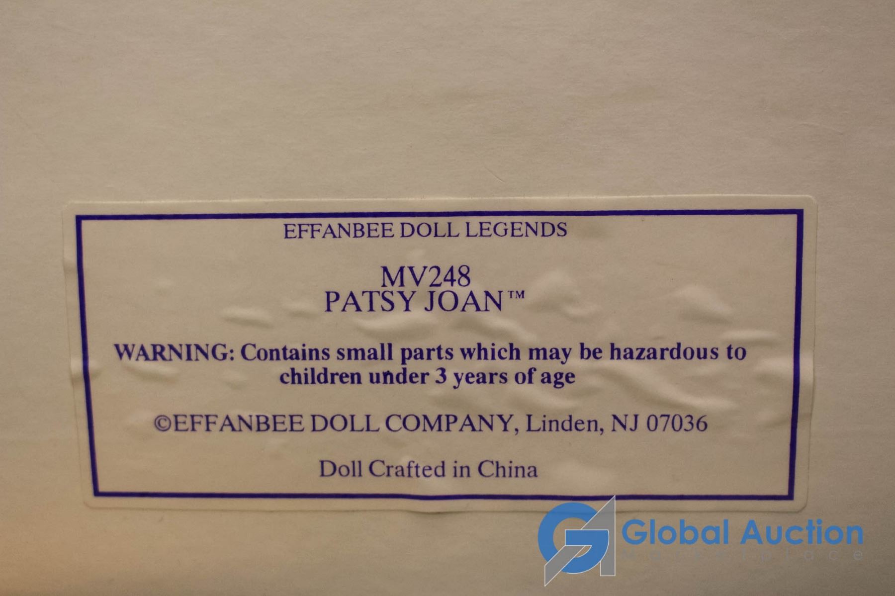 Patsy Joan 1995 Edition Effanbee Doll Company 16