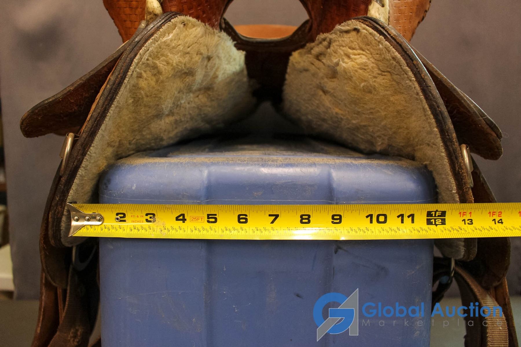 Western Barrel Saddle (Measurements in Pictures)