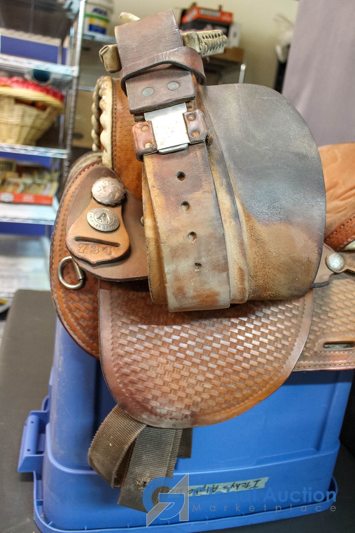 Western Barrel Saddle (Measurements in Pictures)