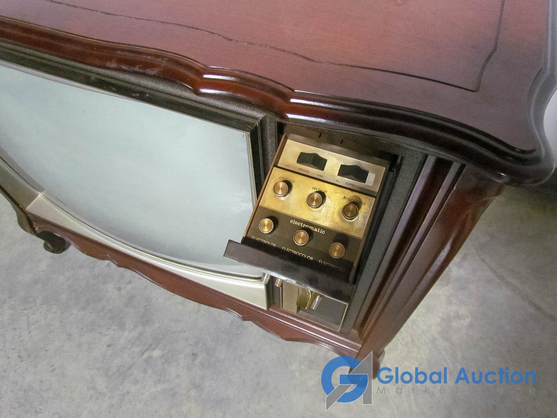 Vintage Electrohome Television in Wooden Frame