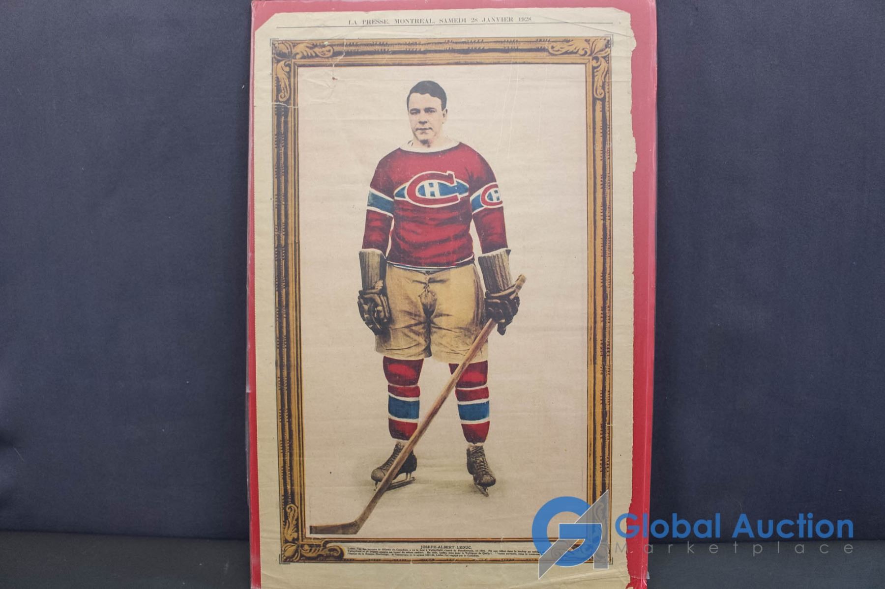 1928 Joseph-Albert Leduc Newspaper Photo Clipping