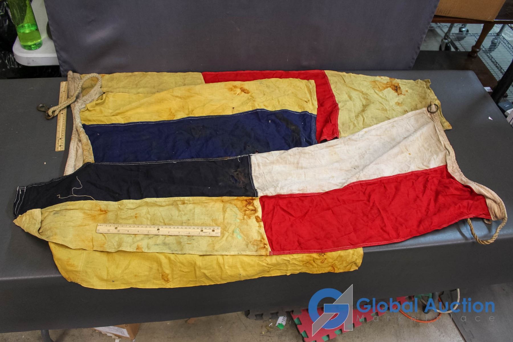 Three WW2 Era Canadian Naval Signal Flags