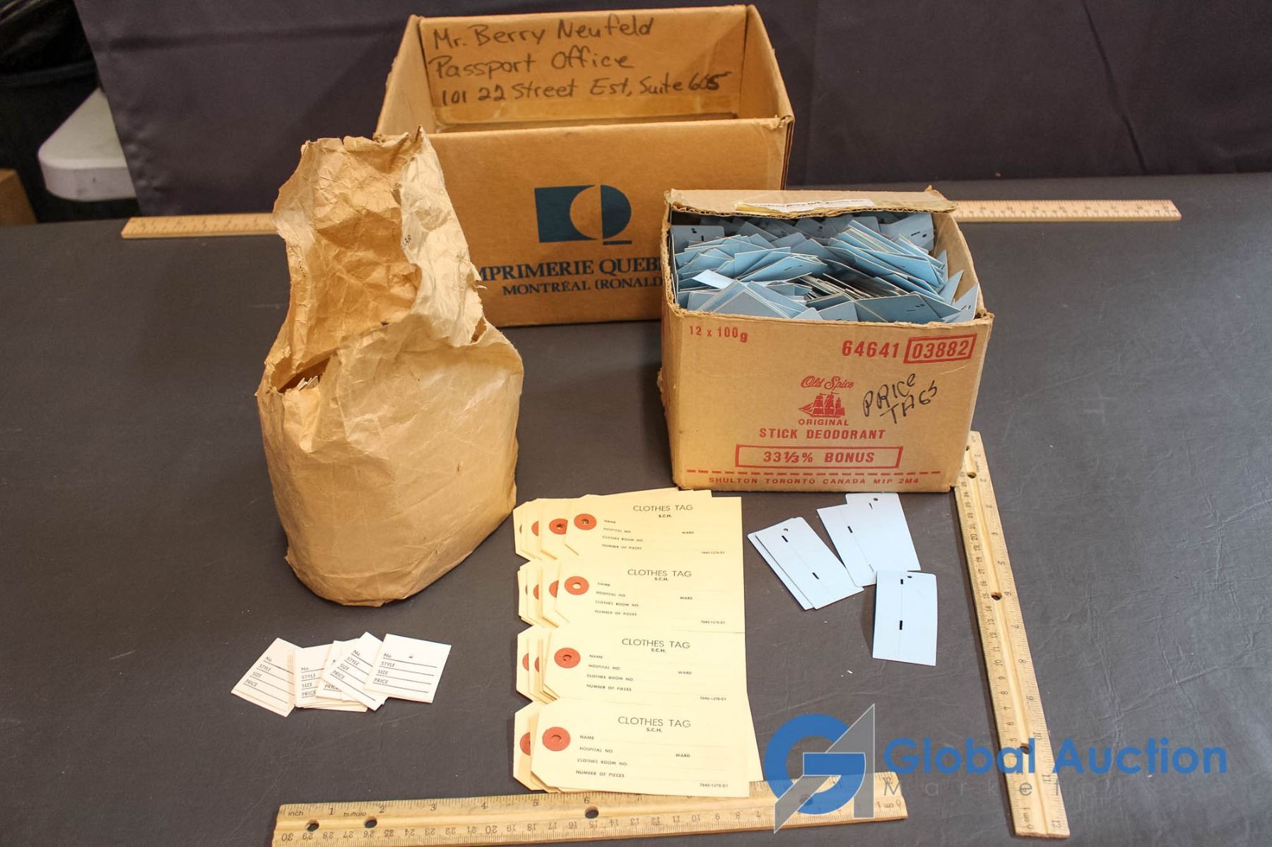 Box of Pricing Labels