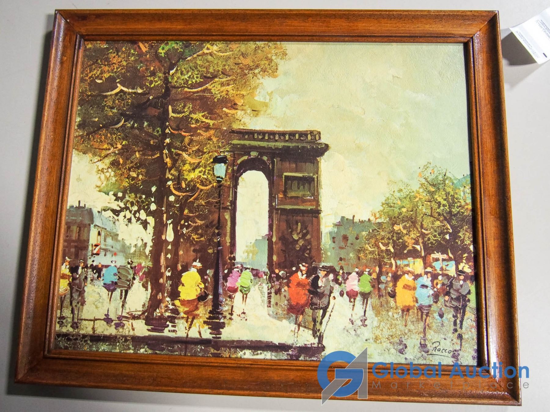 Framed Rocco Painting