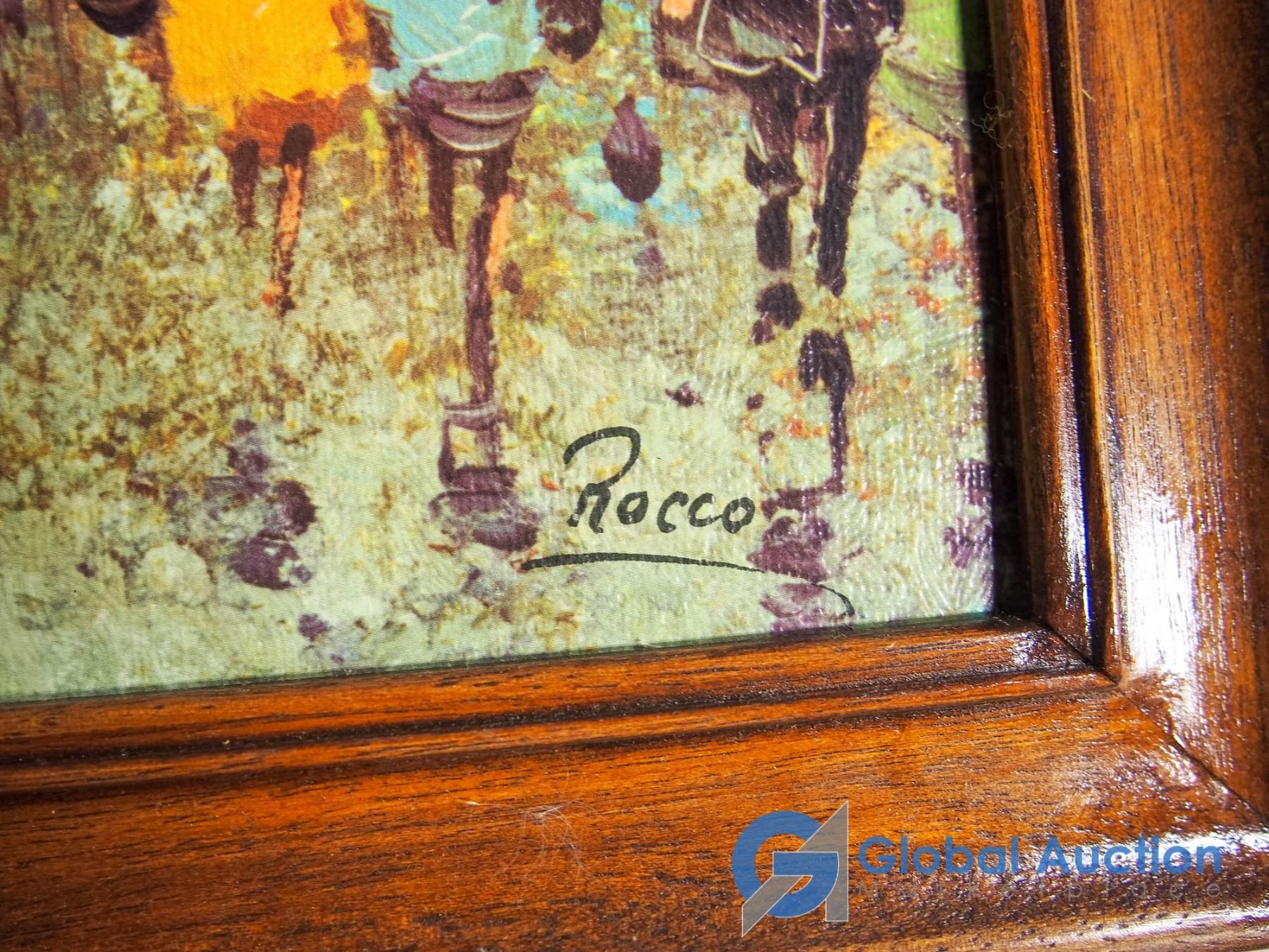 Framed Rocco Painting