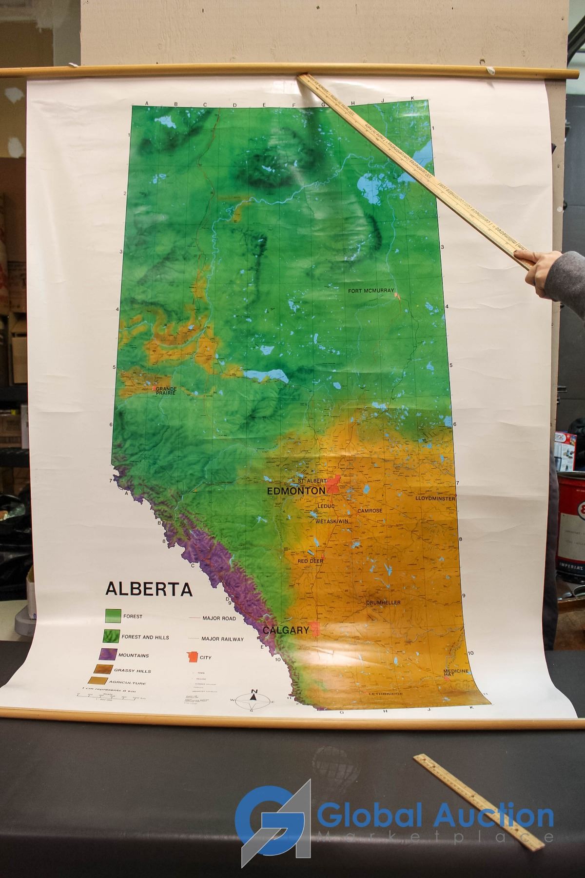 School Map of Alberta