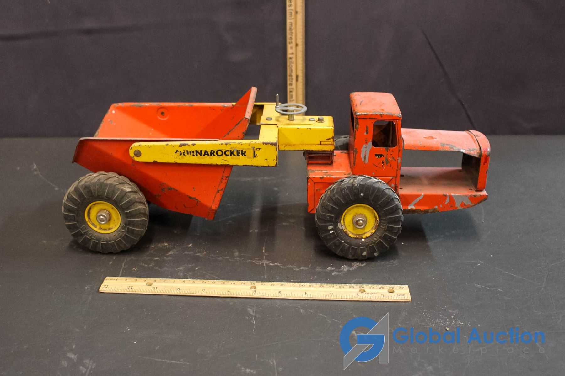 Tin Toy Tournarocker Truck