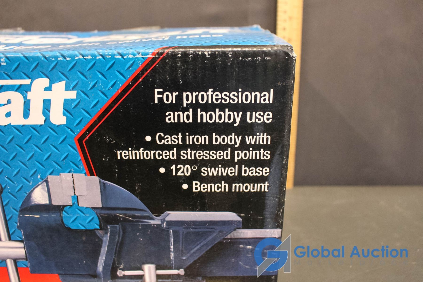 NIB Mastercraft 5" Bench Vise w/Swivel Base