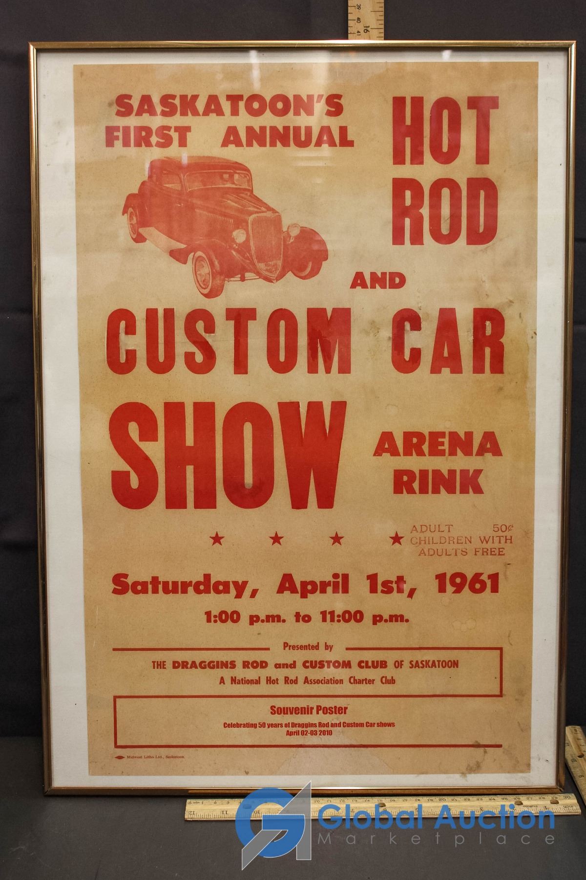 Saskatoon First Annual Hot Rod and Custom Car Show Advertisement