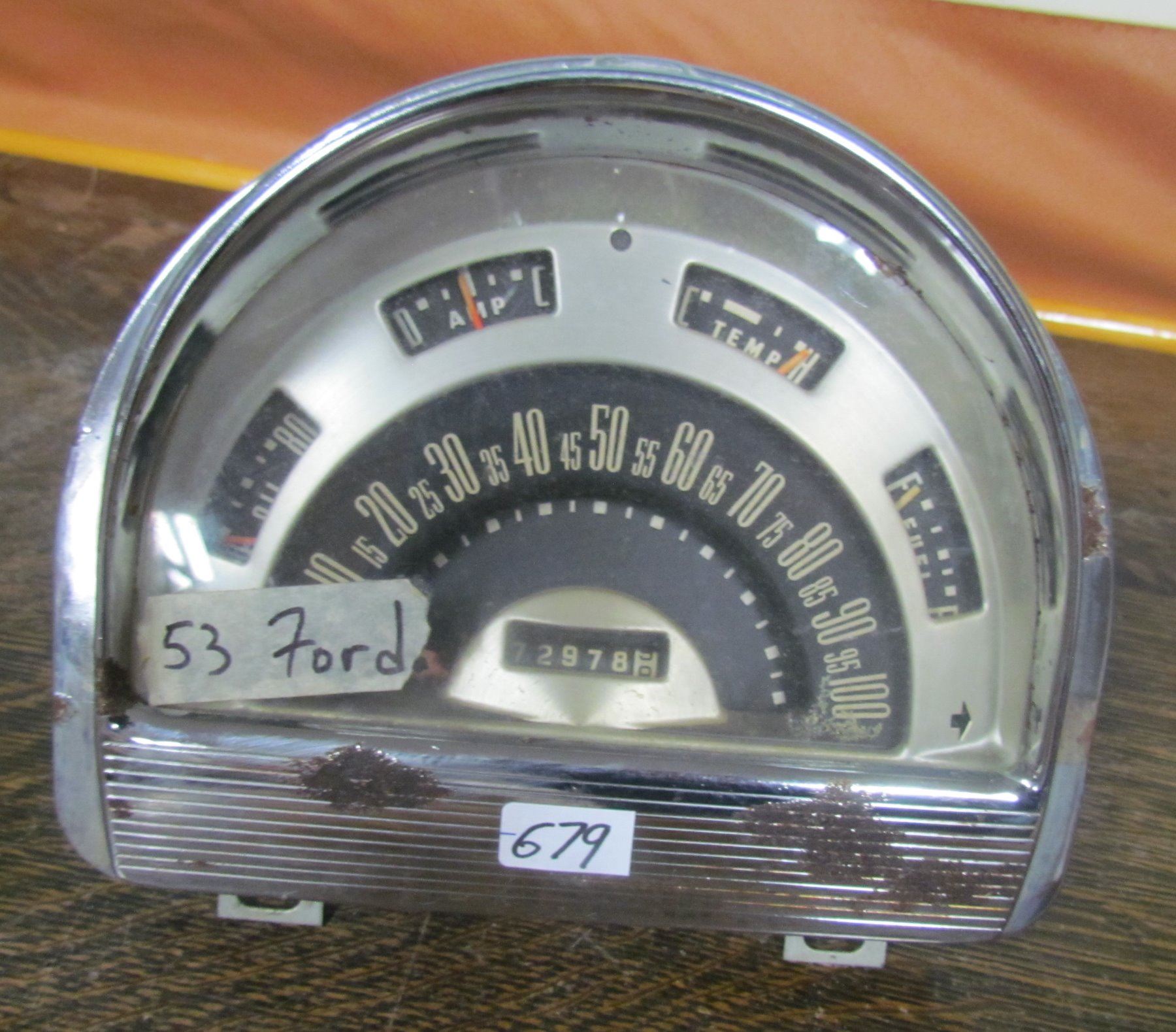 1953 FORD SPEEDOMETER - Schmalz Auctions