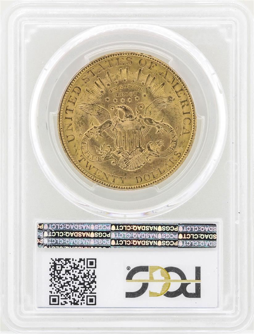 1907 $20 Liberty Head Double Eagle Gold Coin PCGS MS61