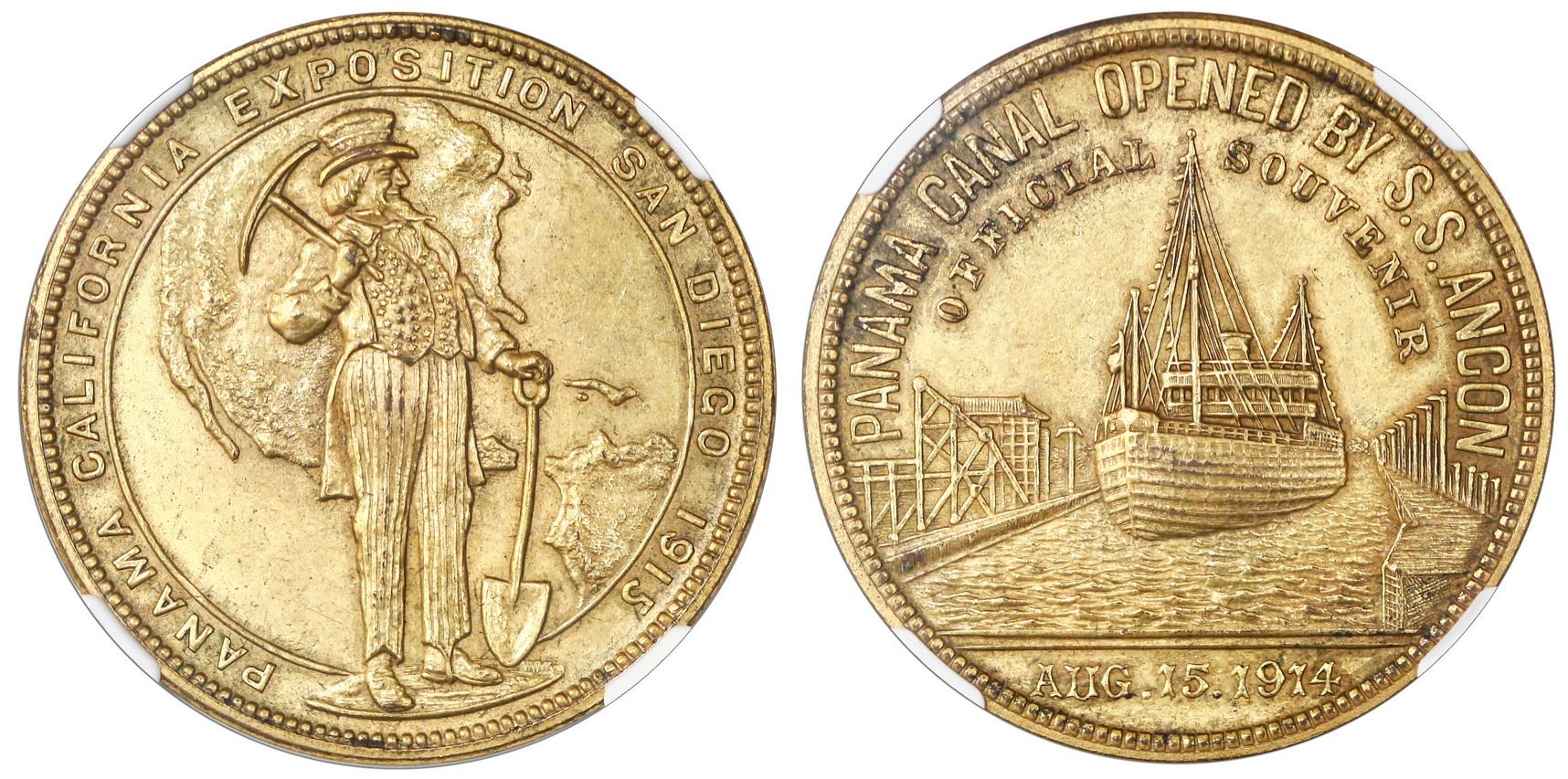 USA Gilt so called Dollar 1915 Panama California Exposition usa-gilt-so-called-dollar-1915-panama-california-exposition