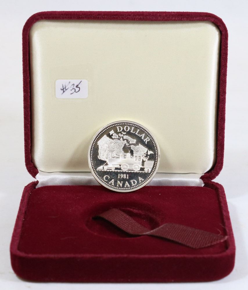 1981 CANADA SILVER DOLLAR COIN