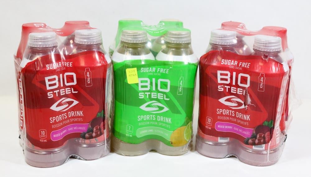 12 BOTTLES OF BIO STEEL SPORTS DRINKS