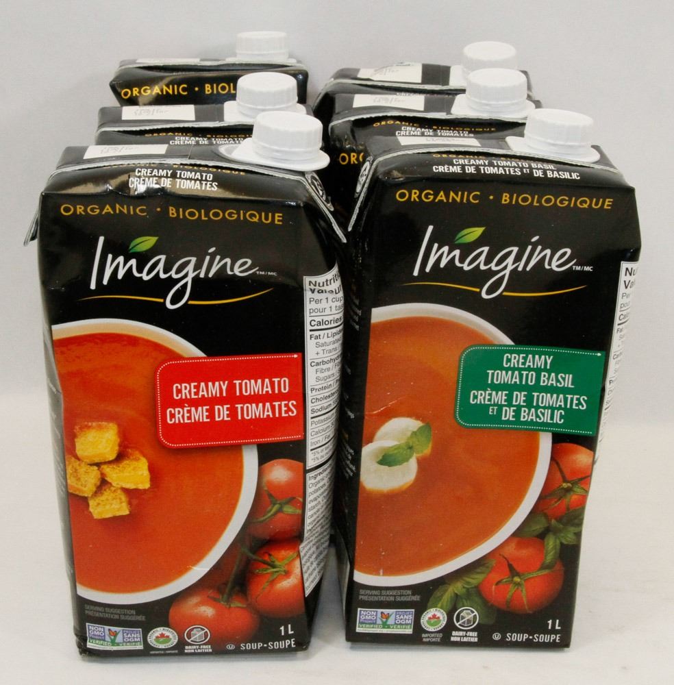 LOT OF 6 ASSORTED 1L IMAGINE TOMATO SOUPS - Kastner Auctions