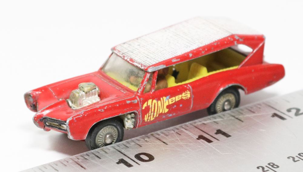 MONKEE MOBILE BY HUSKY MODELS MINI DIECAST CAR
