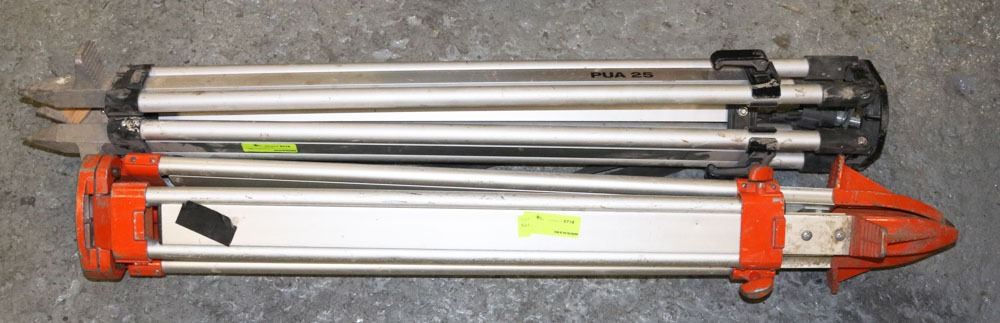 PAIR OF HEAVY DUTY SURVEY TRI-PODS