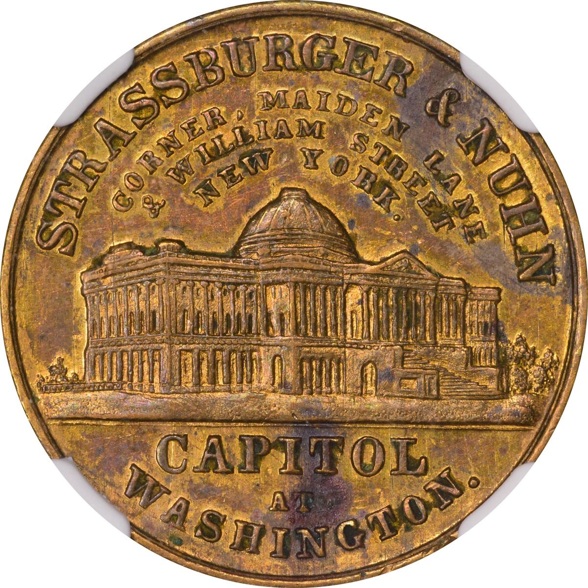 New York. New York City. Trio of NGC-Certified 1850s-era General ...