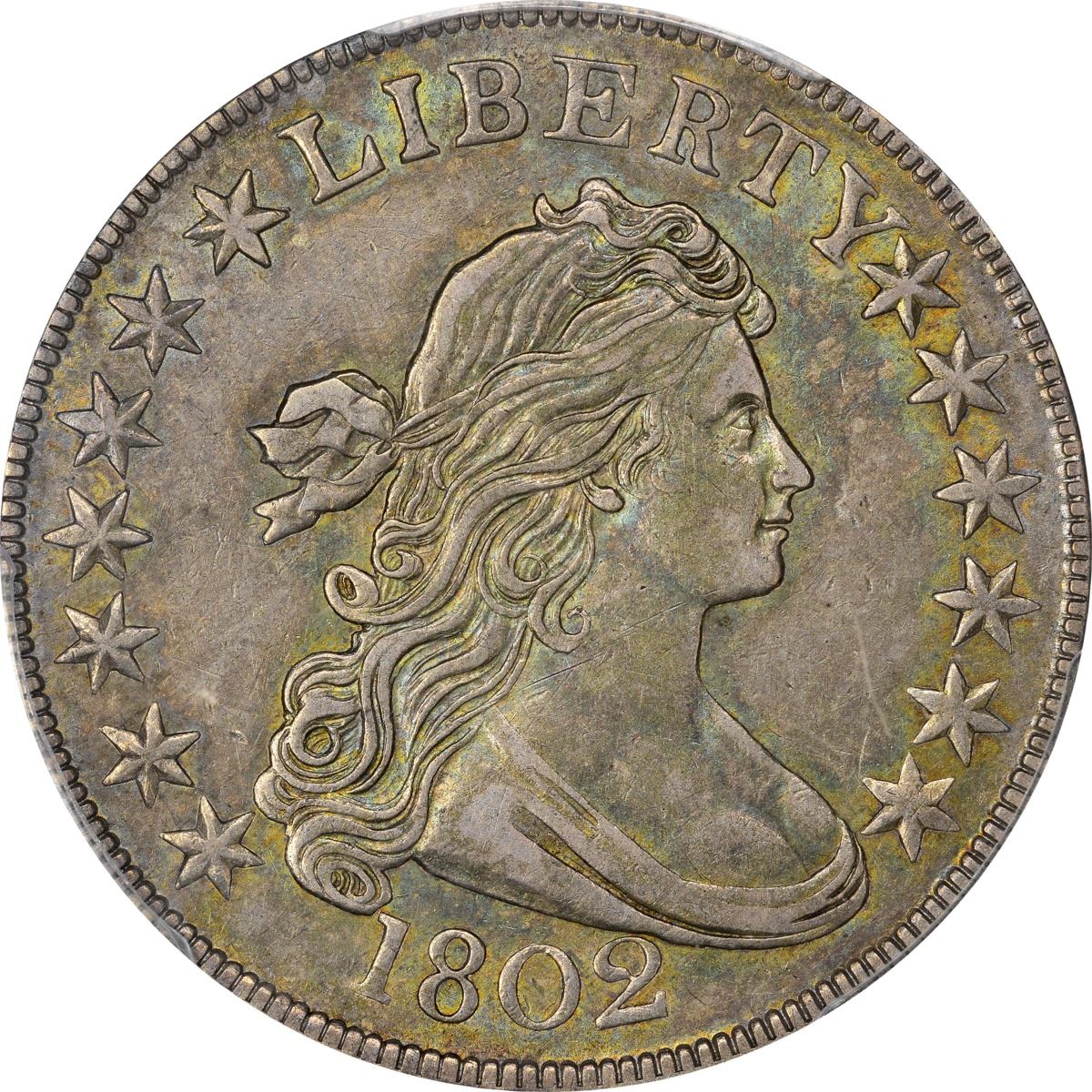 1802 O-101. Rarity-3. AU-53 PCGS.