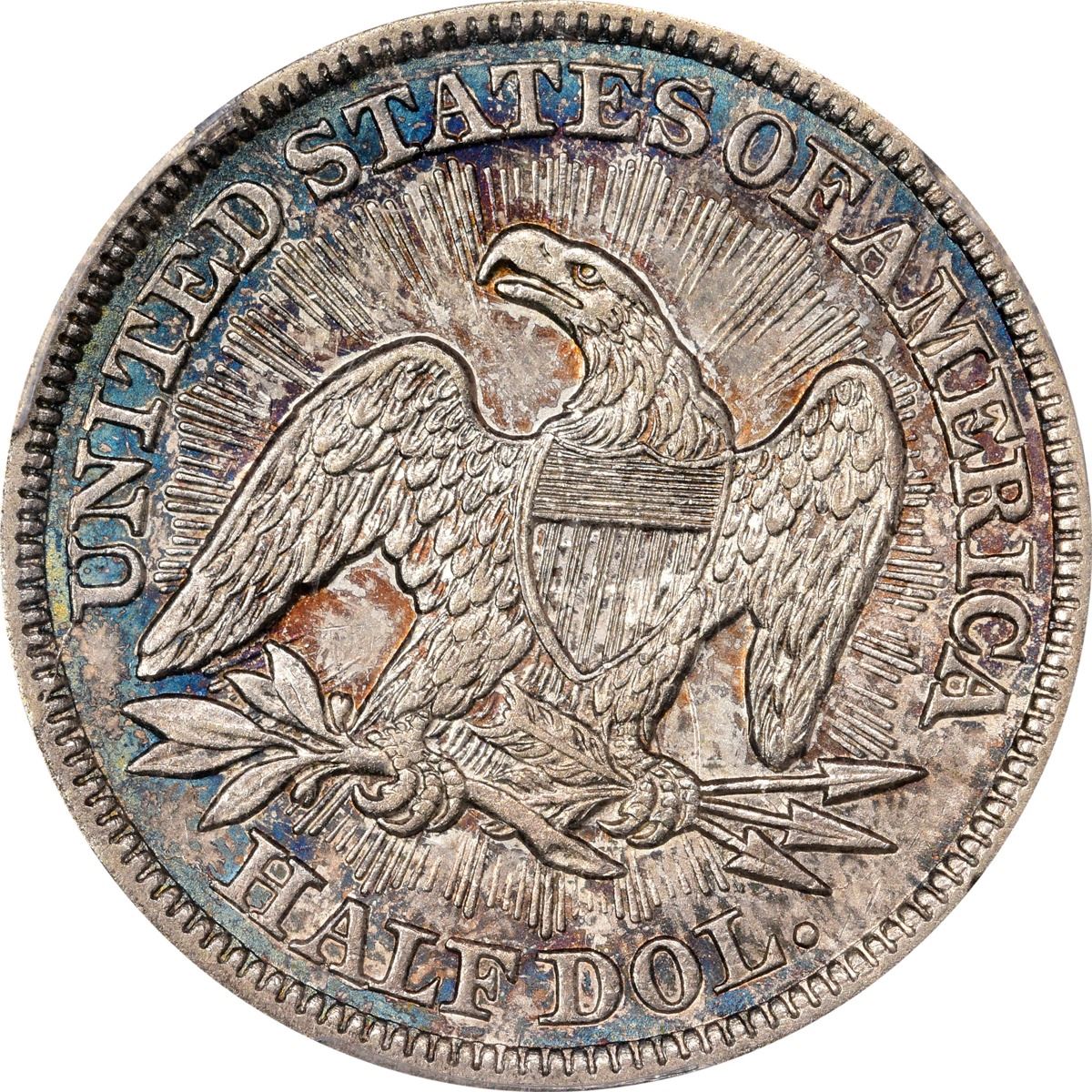 1853 Arrows & Rays. WB-101. Rarity-1. AU-55 PCGS.