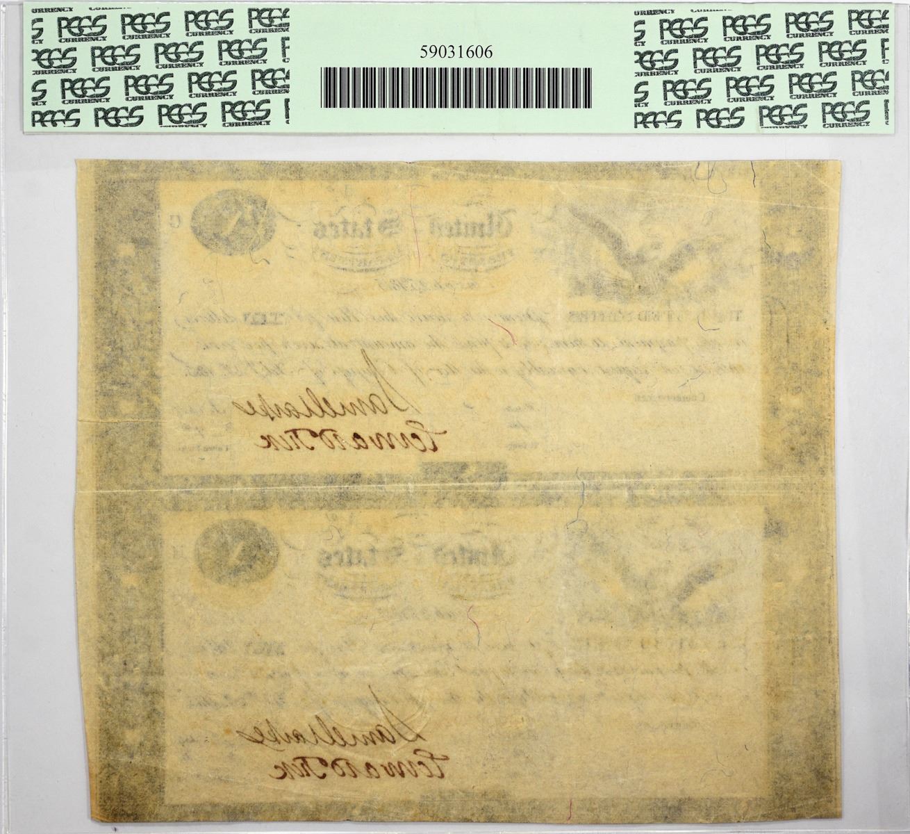 Fr. TN-14a $10 March 25, 1815 (Act of February 24, 1815). Plates G/H ...