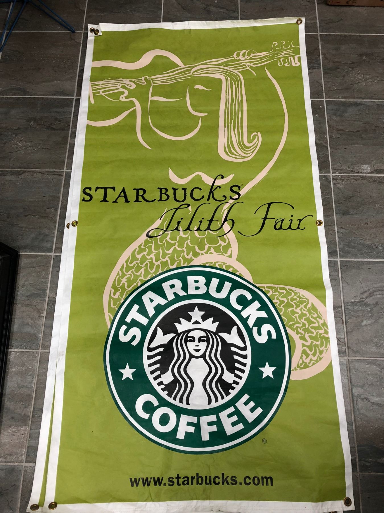 STARBUCKS PRESENTS LILITH FAIR CONCERT BANNER (36" X 60")