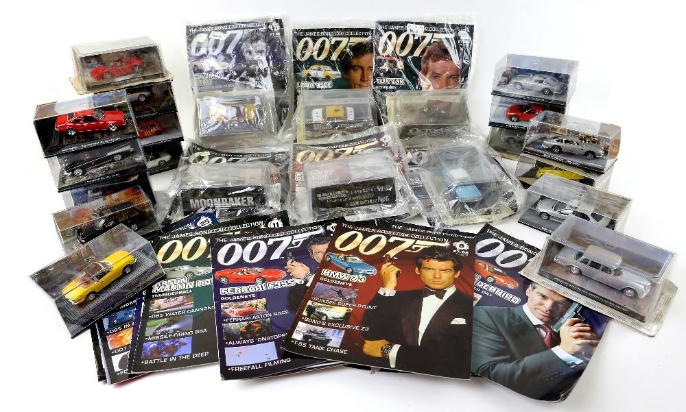 James Bond - Twenty two cased 'James Bond Car Collection' diecast ...