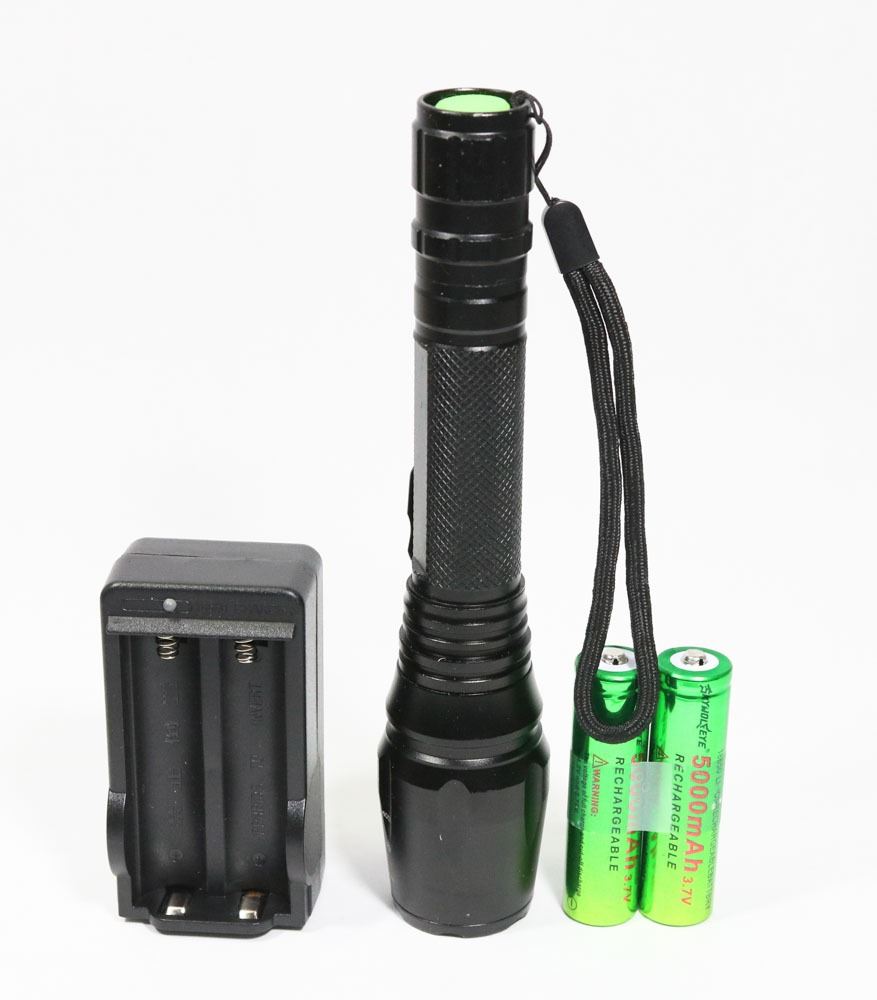 6000 LUMEN TACTICAL LED FLASHLIGHT, ZOOM, 4 MODES