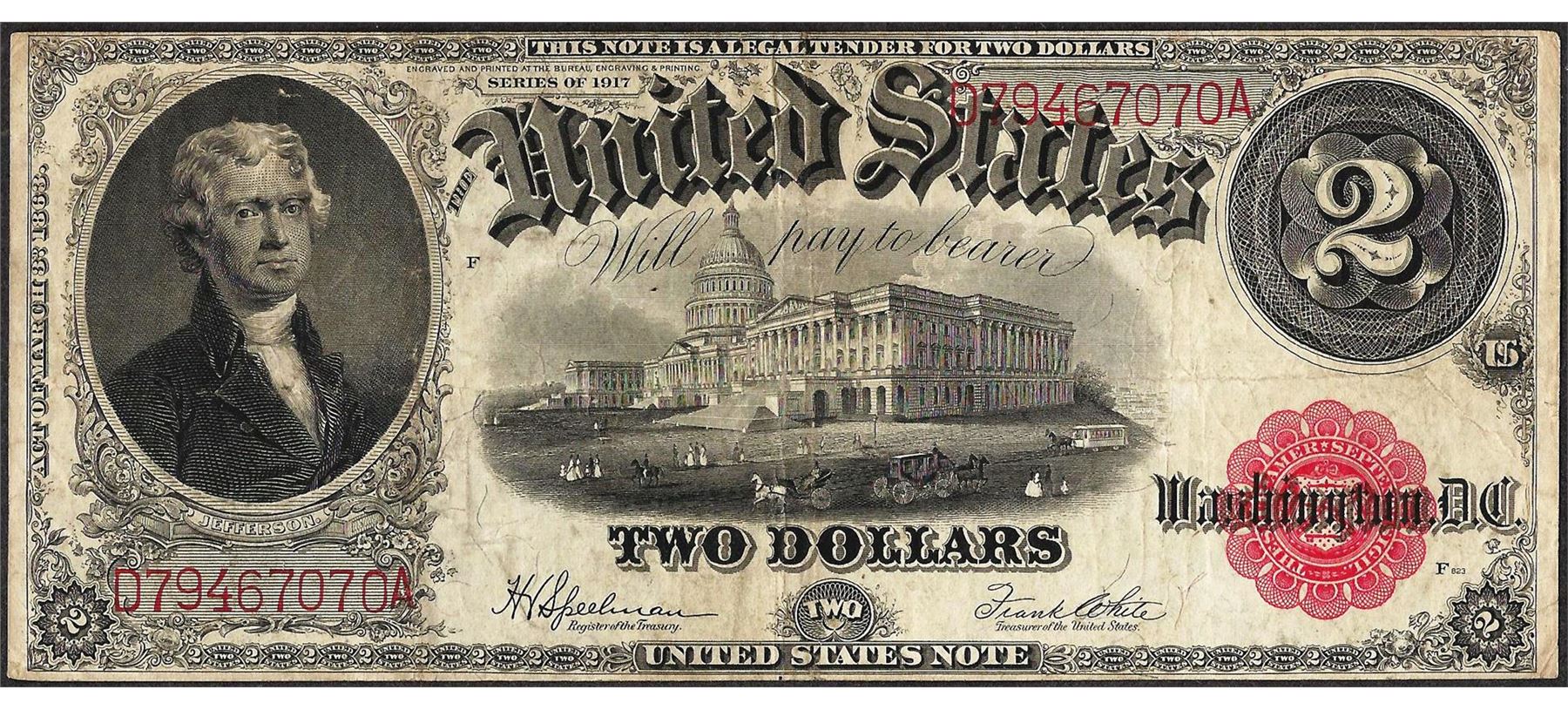 1917 2 Legal Tender Note 1917 2 Legal Tender Note