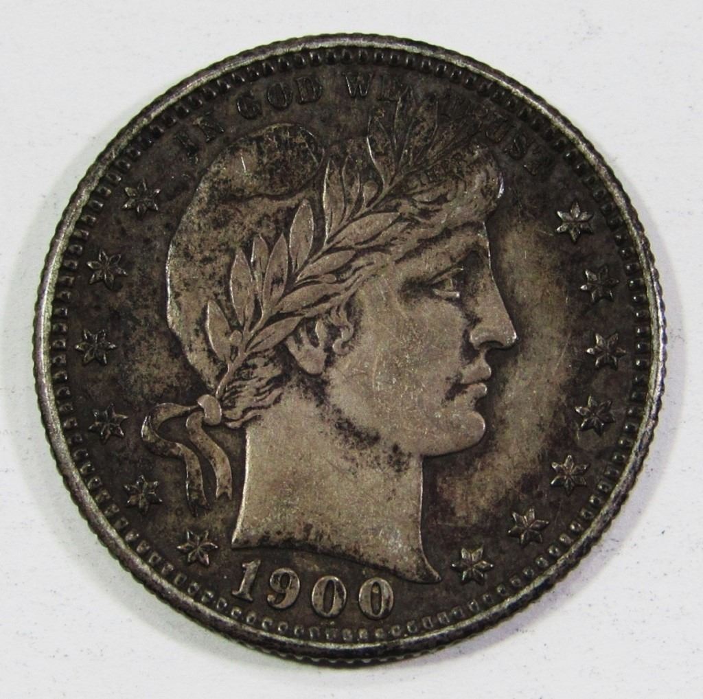 1900 BARBER QUARTER XF