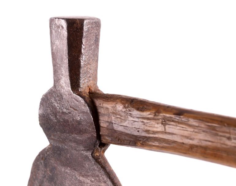 Shawnee Hammer Poll Tomahawk 18th Century