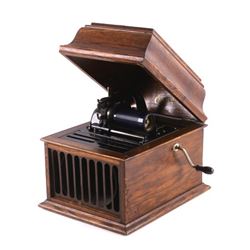 Antique Edison Amberola 30 Cylinder Phonograph