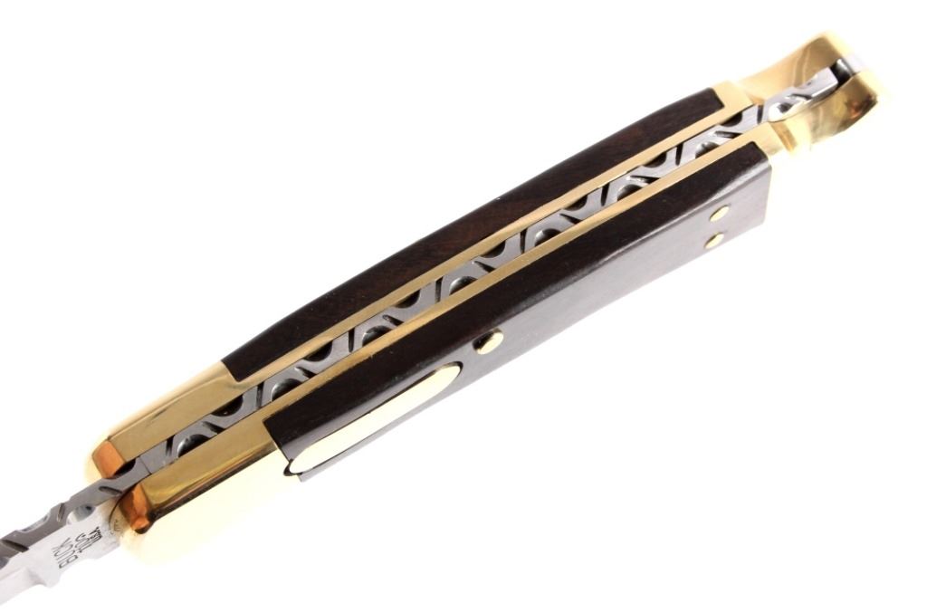 Buck 110 Custom Switchblade Knife w/ Scabbard