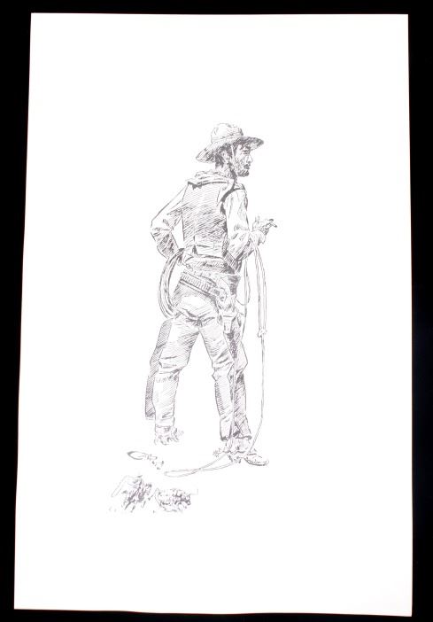 Collection of Charlie Russell Prints Sketches