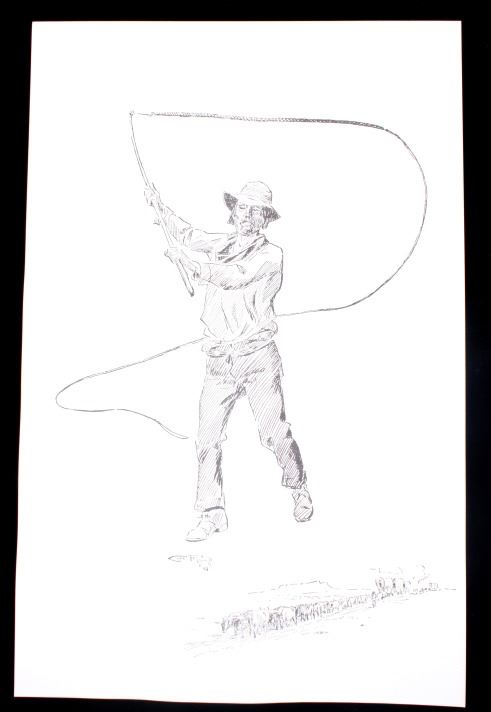 Collection of Charlie Russell Prints Sketches