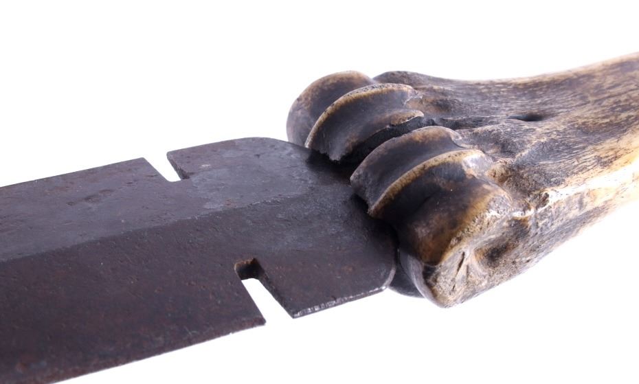 Plains Native American Bone Handle Dag Knife