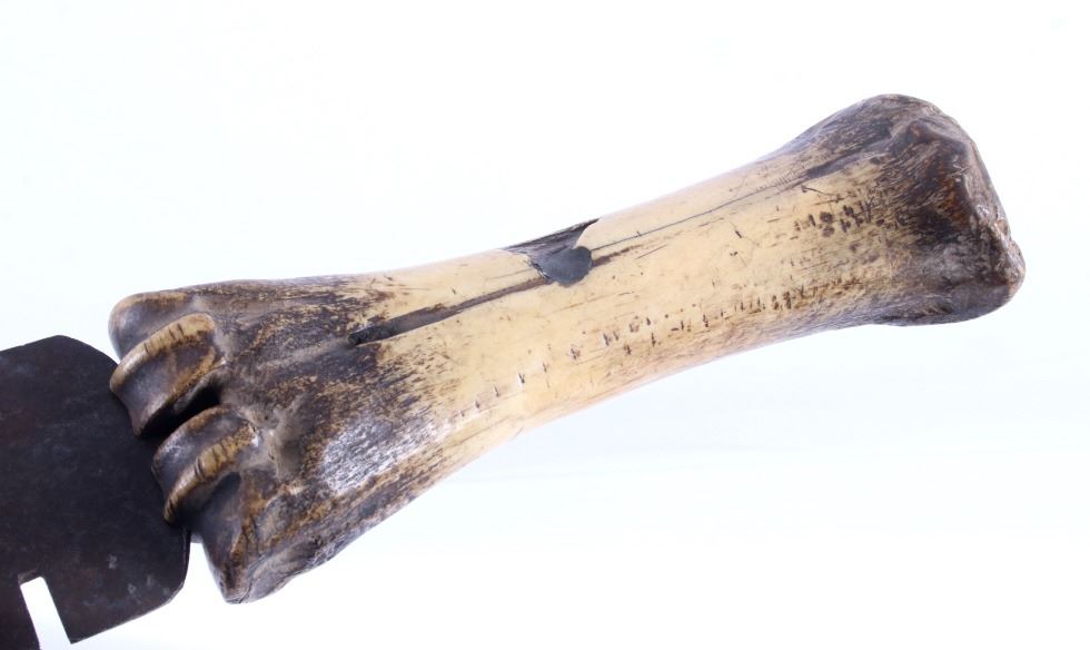 Plains Native American Bone Handle Dag Knife