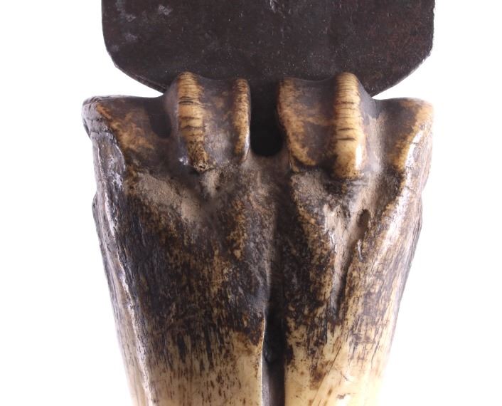 Plains Native American Bone Handle Dag Knife