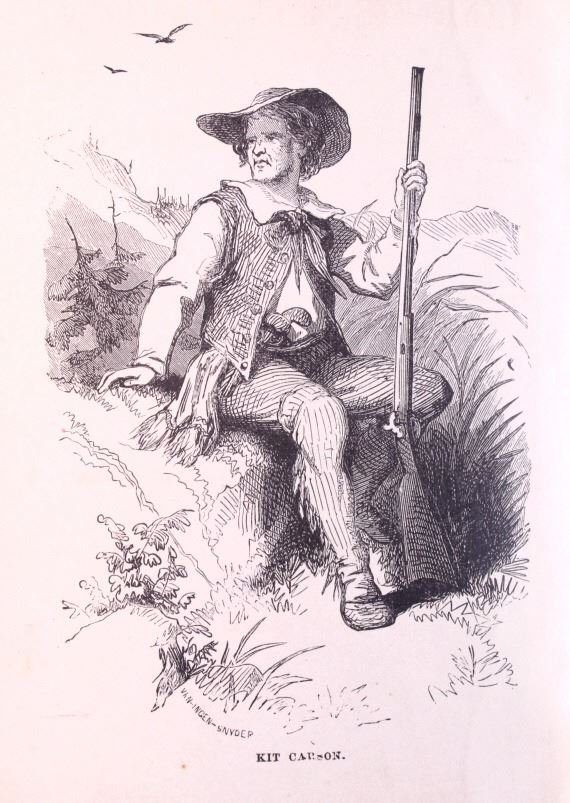 Life of Kit Carson by Burdett First Edition 1865