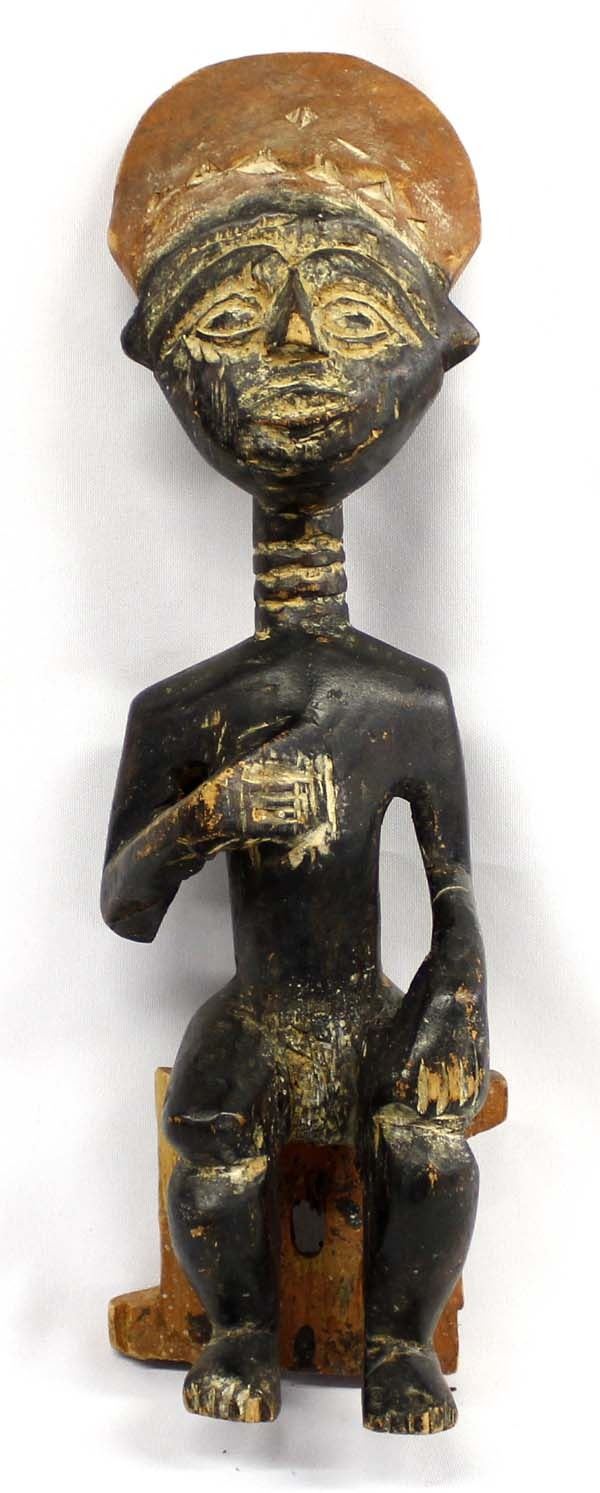 Vintage African Carved Wood Fertility God
