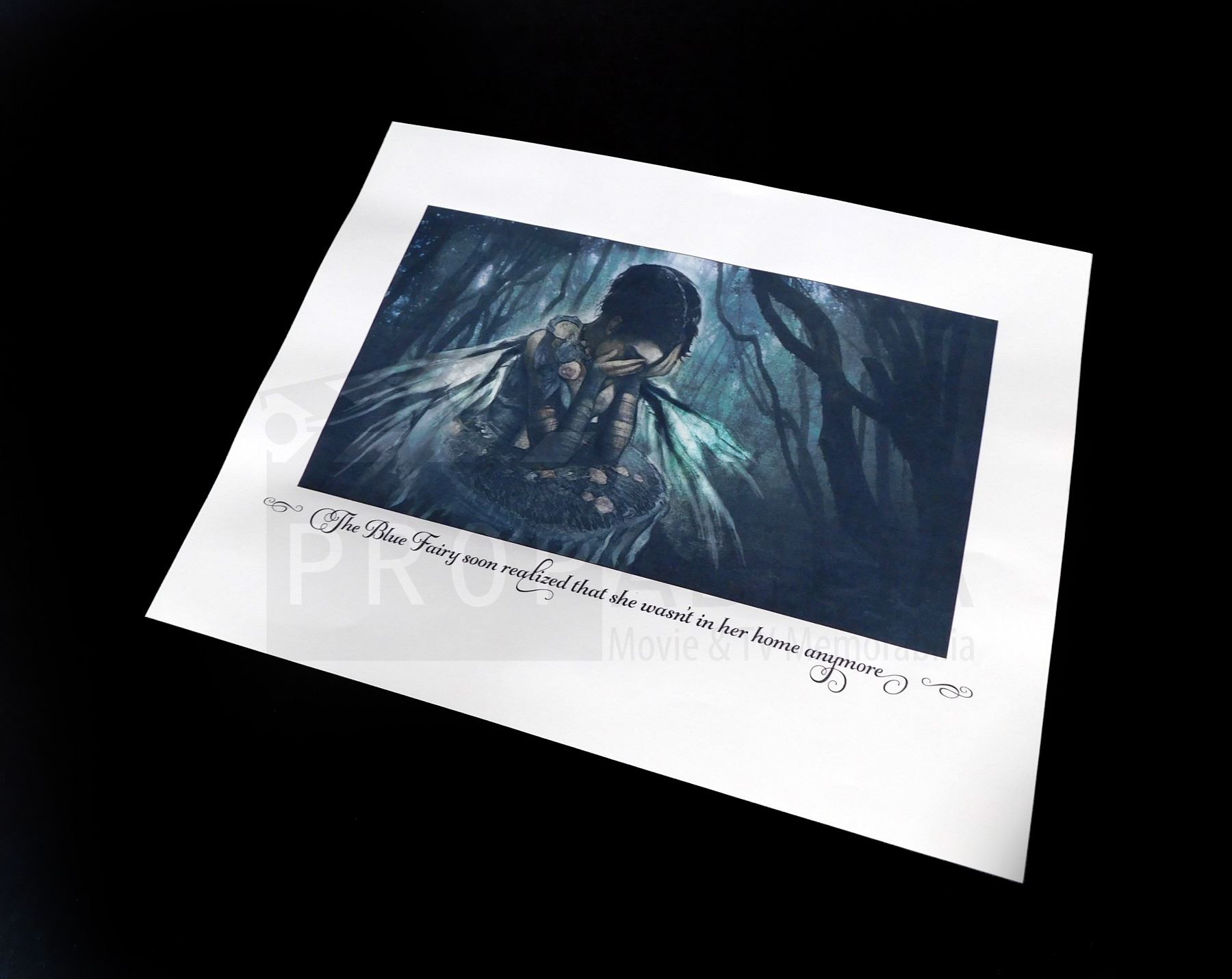 Once Upon a Time - Blue Fairy Storybook Page (1368)