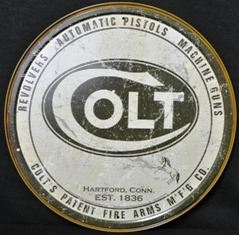 AGED VINTAGE COLT METAL SIGN / $39.00